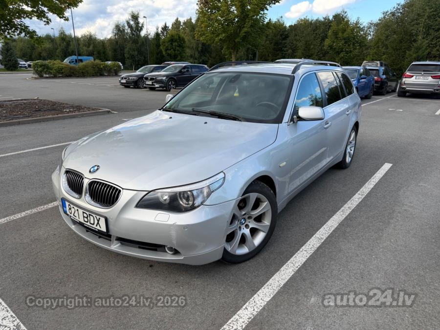 Grey BMW 5 Series 2006 in Tallinn, with an engine capacity of 2.50 L and mileage of 437 thousand km for 2300 €, photo 1 on AUTOMOTO.COM.LV