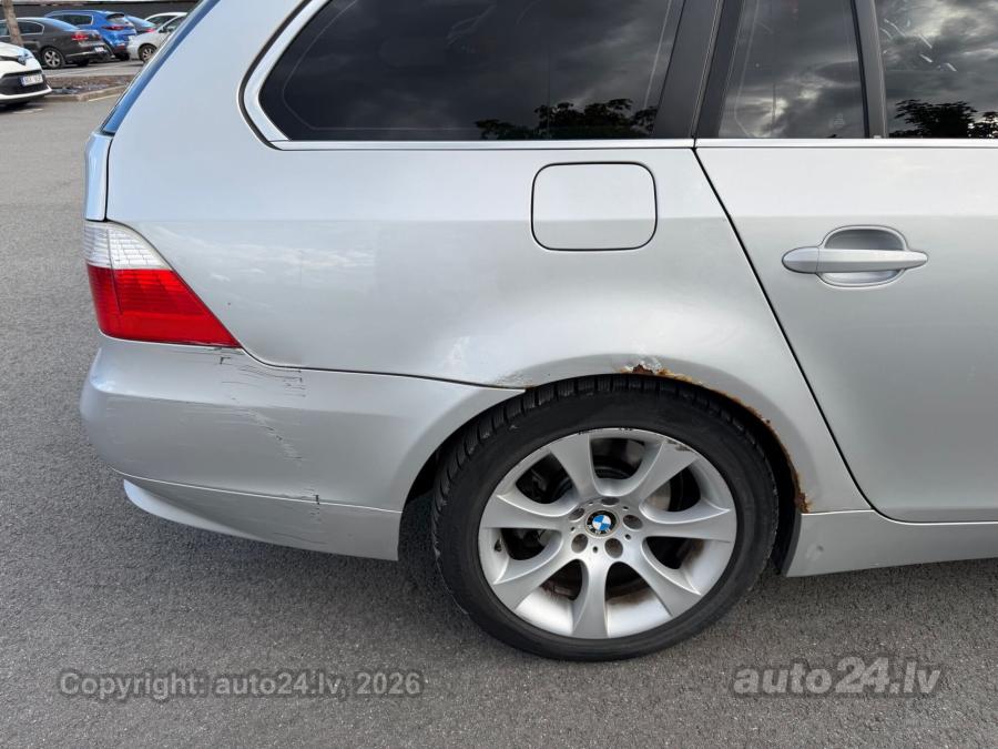 Grey BMW 5 Series 2006 in Tallinn, with an engine capacity of 2.50 L and mileage of 437 thousand km for 2300 €, photo 6 on AUTOMOTO.COM.LV