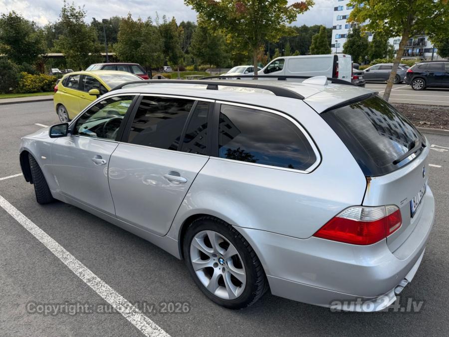 Grey BMW 5 Series 2006 in Tallinn, with an engine capacity of 2.50 L and mileage of 437 thousand km for 2300 €, photo 8 on AUTOMOTO.COM.LV
