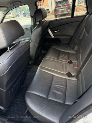 Grey BMW 5 Series 2006 in Tallinn, with an engine capacity of 2.50 L and mileage of 437 thousand km for 2300 €, photo 13 on AUTOMOTO.COM.LV