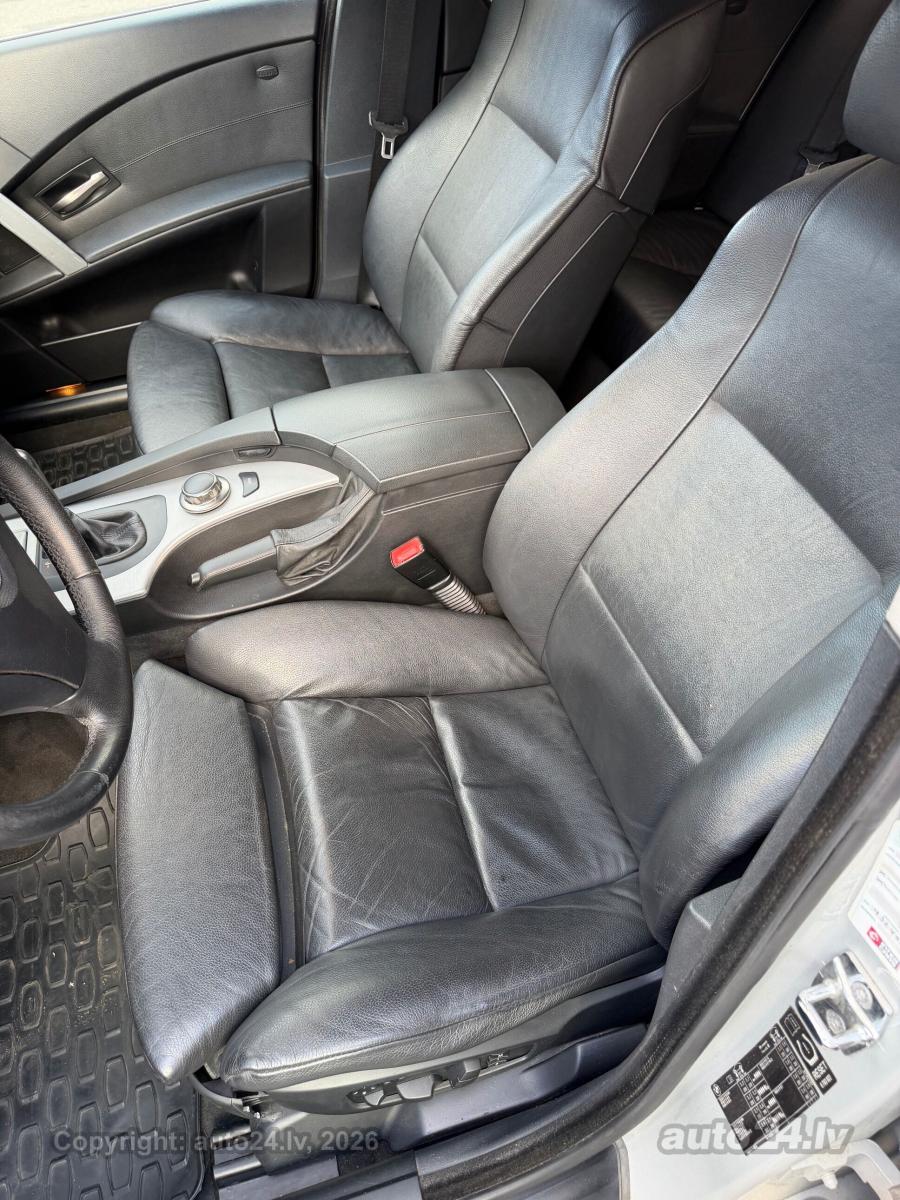 Grey BMW 5 Series 2006 in Tallinn, with an engine capacity of 2.50 L and mileage of 437 thousand km for 2300 €, photo 15 on AUTOMOTO.COM.LV