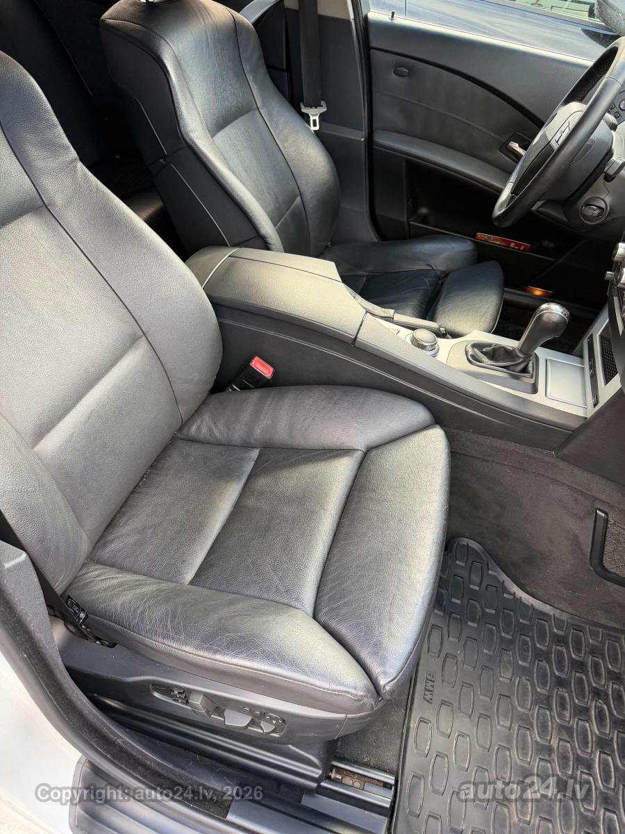 Grey BMW 5 Series 2006 in Tallinn, with an engine capacity of 2.50 L and mileage of 437 thousand km for 2300 €, photo 17 on AUTOMOTO.COM.LV