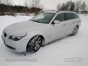 Pelēks BMW 5 Series 2007 Rapla, ar dzinēja tilpumu 3.00 L un nobraukumu 302 tūkst. km par 5000 €, foto  vietnē AUTOMOTO.COM.LV