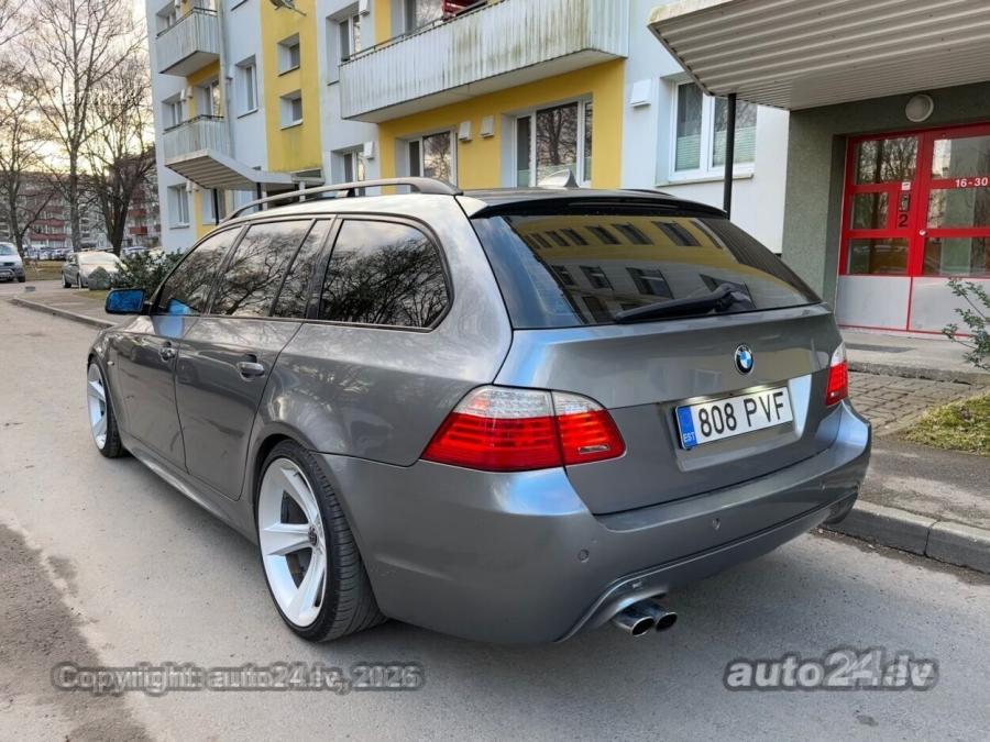 Grey BMW 5 Series 2007 in Tallinn, with an engine capacity of 3.00 L and mileage of 323 thousand km for 6999 €, photo 2 on AUTOMOTO.COM.LV