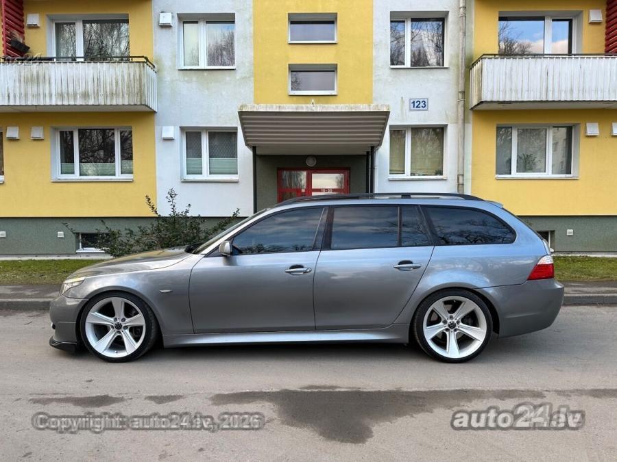 Grey BMW 5 Series 2007 in Tallinn, with an engine capacity of 3.00 L and mileage of 323 thousand km for 6999 €, photo 3 on AUTOMOTO.COM.LV