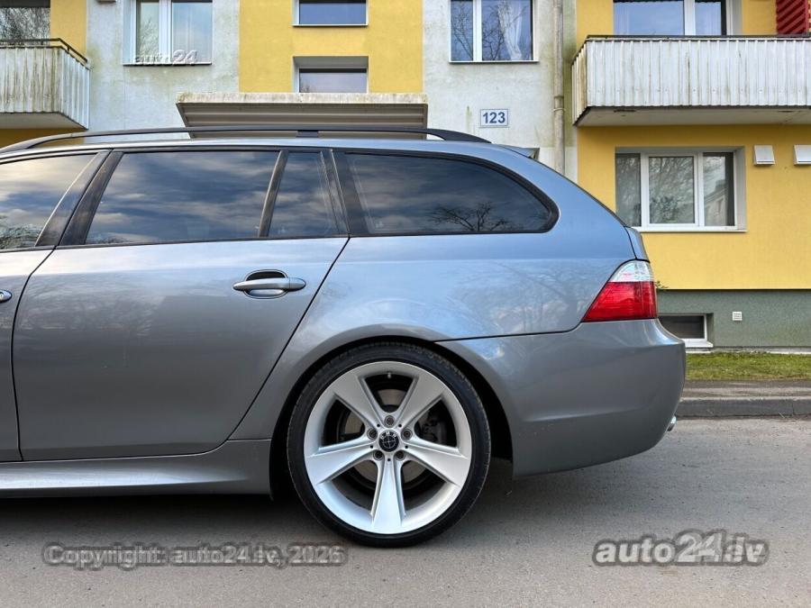Grey BMW 5 Series 2007 in Tallinn, with an engine capacity of 3.00 L and mileage of 323 thousand km for 6999 €, photo 5 on AUTOMOTO.COM.LV
