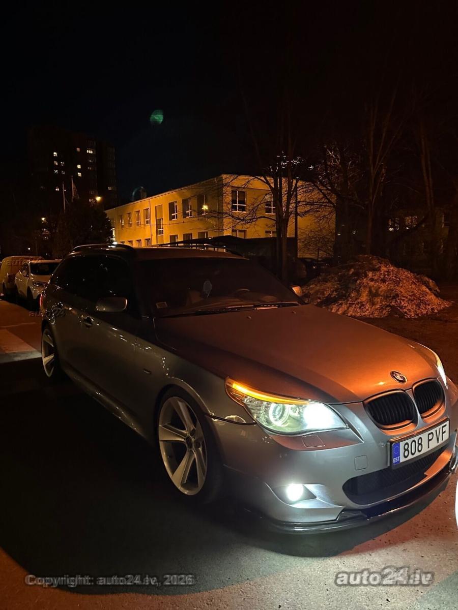 Grey BMW 5 Series 2007 in Tallinn, with an engine capacity of 3.00 L and mileage of 323 thousand km for 6999 €, photo 18 on AUTOMOTO.COM.LV