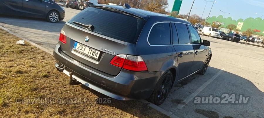 Pelēks BMW 5 Series 2007 Tallina, ar dzinēja tilpumu 3.00 L un nobraukumu 406 tūkst. km par 3990 €, foto 4 vietnē AUTOMOTO.COM.LV