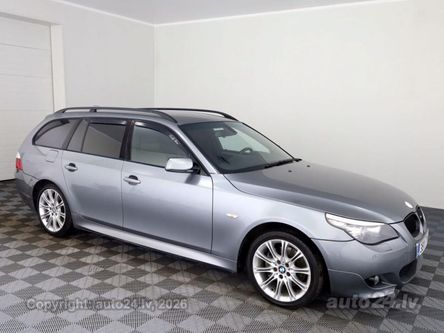 Grey BMW 5 Series 2007 in Tallinn, with an engine capacity of 3.00 L and mileage of 317 thousand km for 3999 €, photo 1 on AUTOMOTO.COM.LV