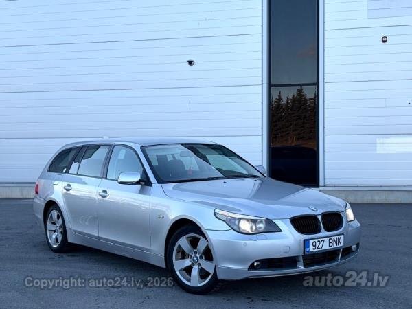 Pelēks BMW 5 Series 2007 Tallina, ar dzinēja tilpumu 3.00 L un nobraukumu 330 tūkst. km par 3300 €, foto 1 vietnē AUTOMOTO.COM.LV