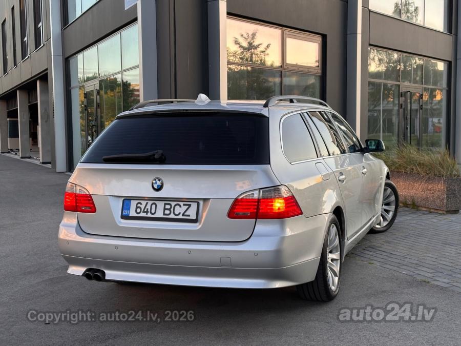 Pelēks BMW 5 Series 2007 Tallina, ar dzinēja tilpumu 3.00 L un nobraukumu 360 tūkst. km par 4750 €, foto 8 vietnē AUTOMOTO.COM.LV