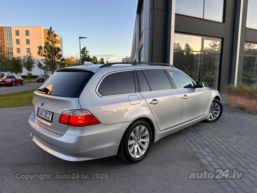 Pelēks BMW 5 Series 2007 Tallina, ar dzinēja tilpumu 3.00 L un nobraukumu 360 tūkst. km par 4750 €, foto 9 vietnē AUTOMOTO.COM.LV