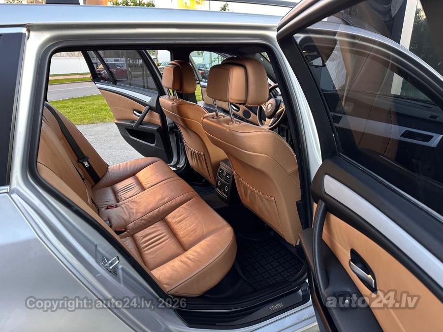 Pelēks BMW 5 Series 2007 Tallina, ar dzinēja tilpumu 3.00 L un nobraukumu 360 tūkst. km par 4750 €, foto 17 vietnē AUTOMOTO.COM.LV