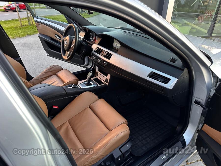 Pelēks BMW 5 Series 2007 Tallina, ar dzinēja tilpumu 3.00 L un nobraukumu 360 tūkst. km par 4750 €, foto 19 vietnē AUTOMOTO.COM.LV