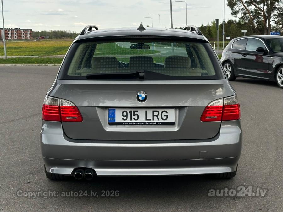 Grey BMW 5 Series 2007 in Tallinn, with an engine capacity of 3.00 L and mileage of 186 thousand km for 7250 €, photo 3 on AUTOMOTO.COM.LV