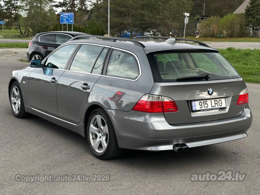 Grey BMW 5 Series 2007 in Tallinn, with an engine capacity of 3.00 L and mileage of 186 thousand km for 7250 €, photo 4 on AUTOMOTO.COM.LV