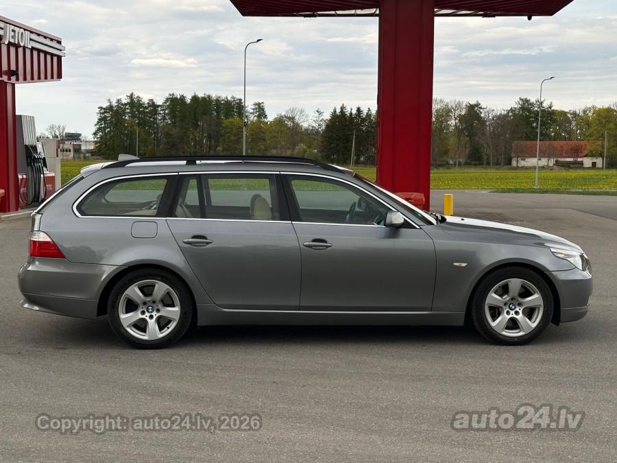 Grey BMW 5 Series 2007 in Tallinn, with an engine capacity of 3.00 L and mileage of 186 thousand km for 7250 €, photo 7 on AUTOMOTO.COM.LV