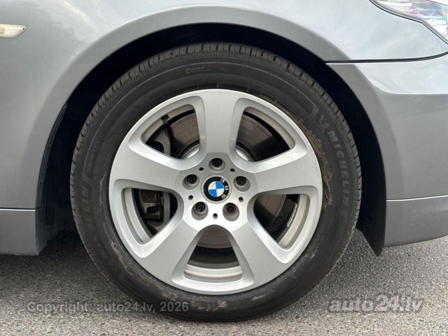 Grey BMW 5 Series 2007 in Tallinn, with an engine capacity of 3.00 L and mileage of 186 thousand km for 7250 €, photo 11 on AUTOMOTO.COM.LV