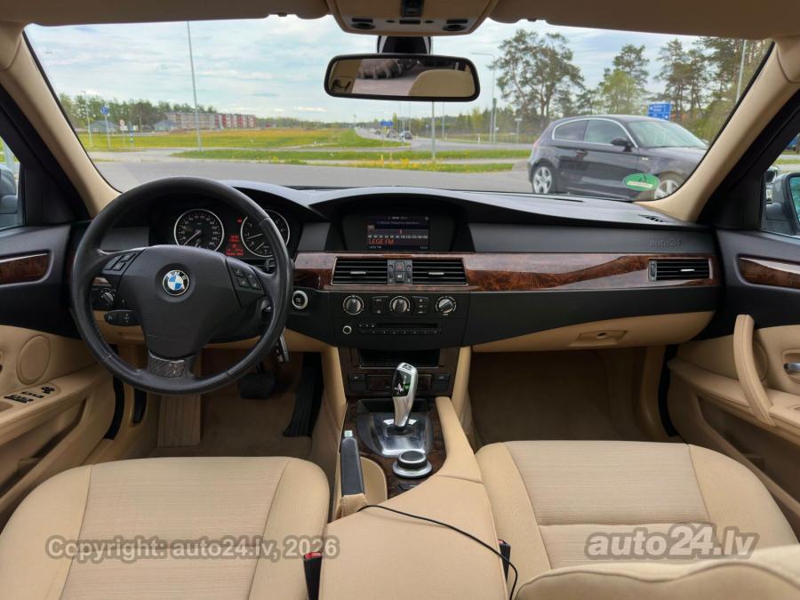 Grey BMW 5 Series 2007 in Tallinn, with an engine capacity of 3.00 L and mileage of 186 thousand km for 7250 €, photo 13 on AUTOMOTO.COM.LV
