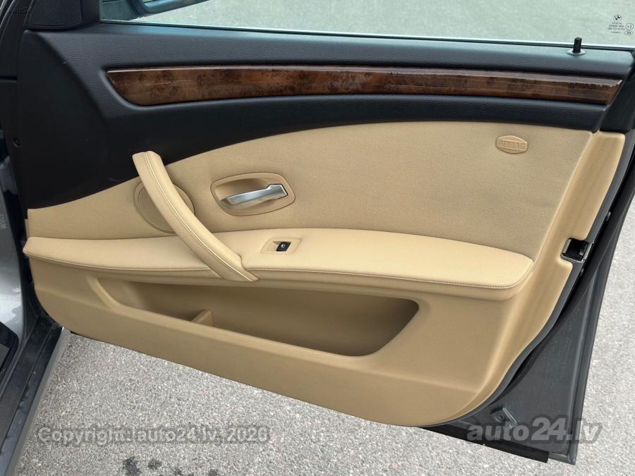 Grey BMW 5 Series 2007 in Tallinn, with an engine capacity of 3.00 L and mileage of 186 thousand km for 7250 €, photo 15 on AUTOMOTO.COM.LV