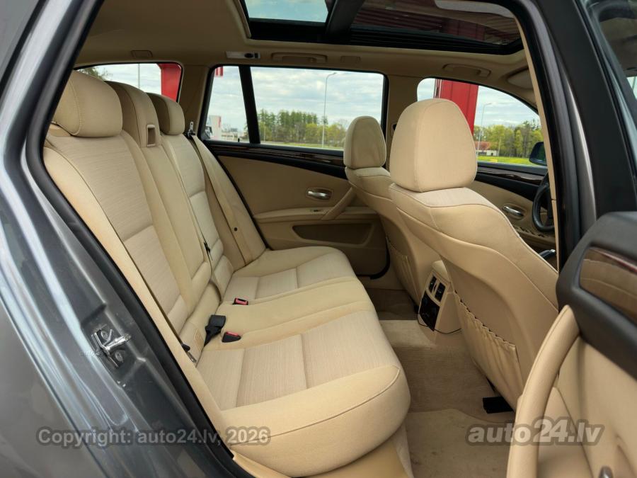 Grey BMW 5 Series 2007 in Tallinn, with an engine capacity of 3.00 L and mileage of 186 thousand km for 7250 €, photo 16 on AUTOMOTO.COM.LV