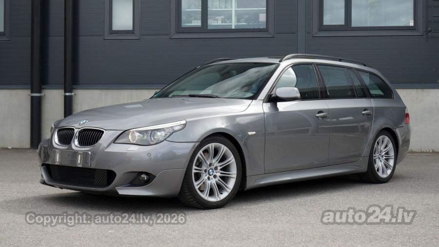 Grey BMW 5 Series 2007 in Tallinn, with an engine capacity of 2.50 L and mileage of 224 thousand km for 7999 €, photo 1 on AUTOMOTO.COM.LV