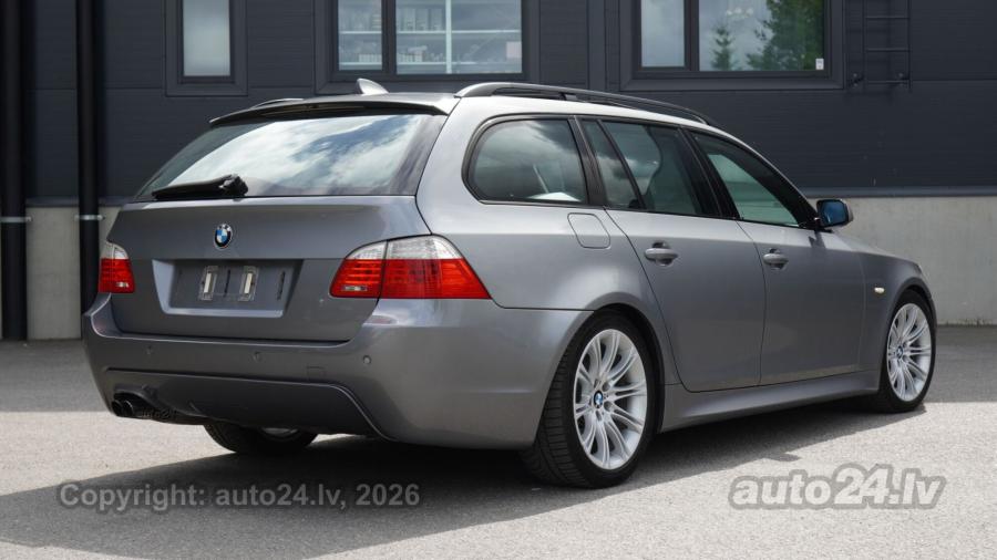 Grey BMW 5 Series 2007 in Tallinn, with an engine capacity of 2.50 L and mileage of 224 thousand km for 7999 €, photo 5 on AUTOMOTO.COM.LV