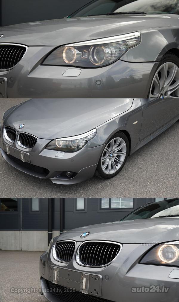 Pelēks BMW 5 Series 2007 Tallina, ar dzinēja tilpumu 2.50 L un nobraukumu 224 tūkst. km par 7999 €, foto 5 vietnē AUTOMOTO.COM.LV
