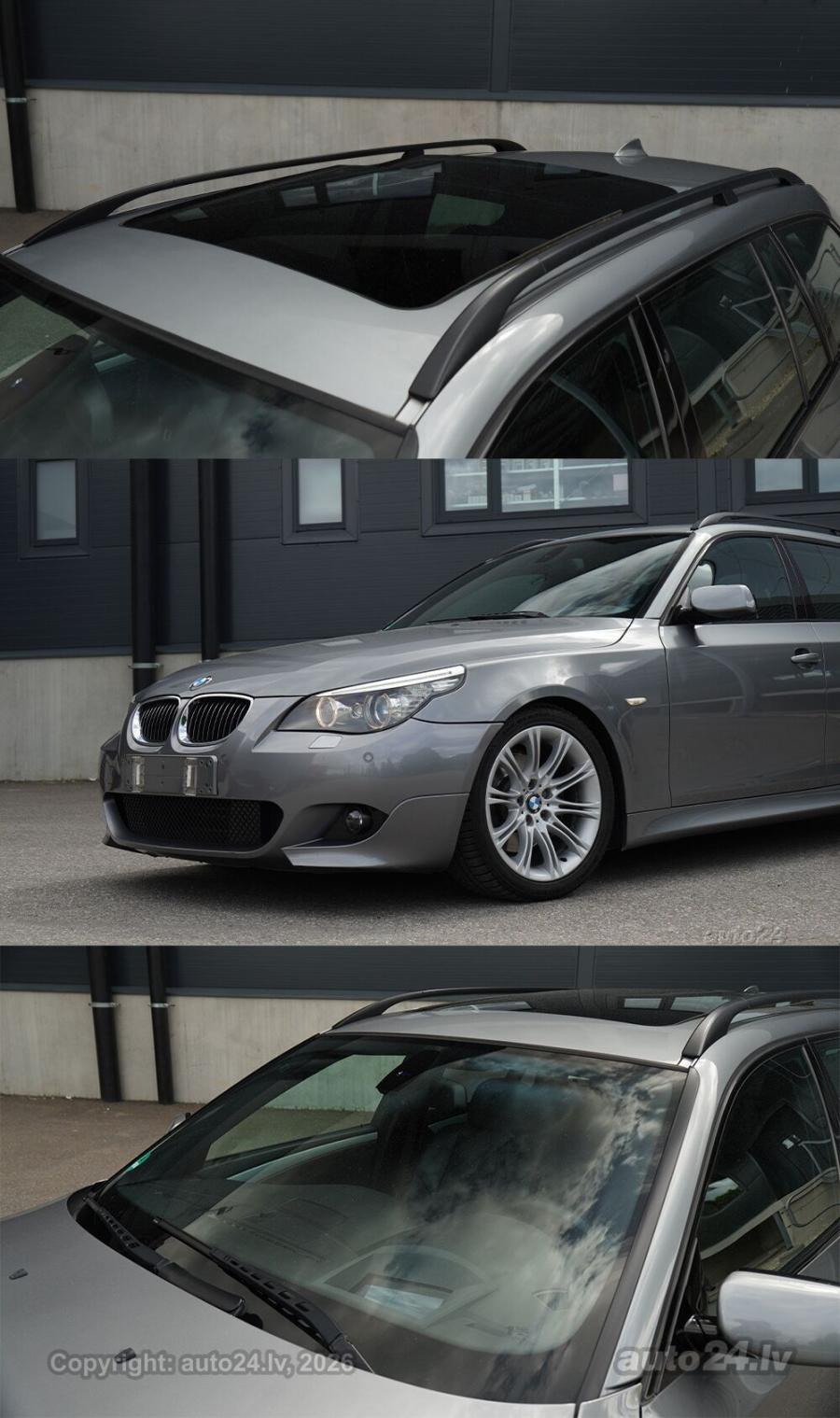 Grey BMW 5 Series 2007 in Tallinn, with an engine capacity of 2.50 L and mileage of 224 thousand km for 7999 €, photo 7 on AUTOMOTO.COM.LV