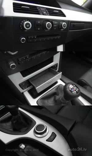 Grey BMW 5 Series 2007 in Tallinn, with an engine capacity of 2.50 L and mileage of 224 thousand km for 7999 €, photo 13 on AUTOMOTO.COM.LV