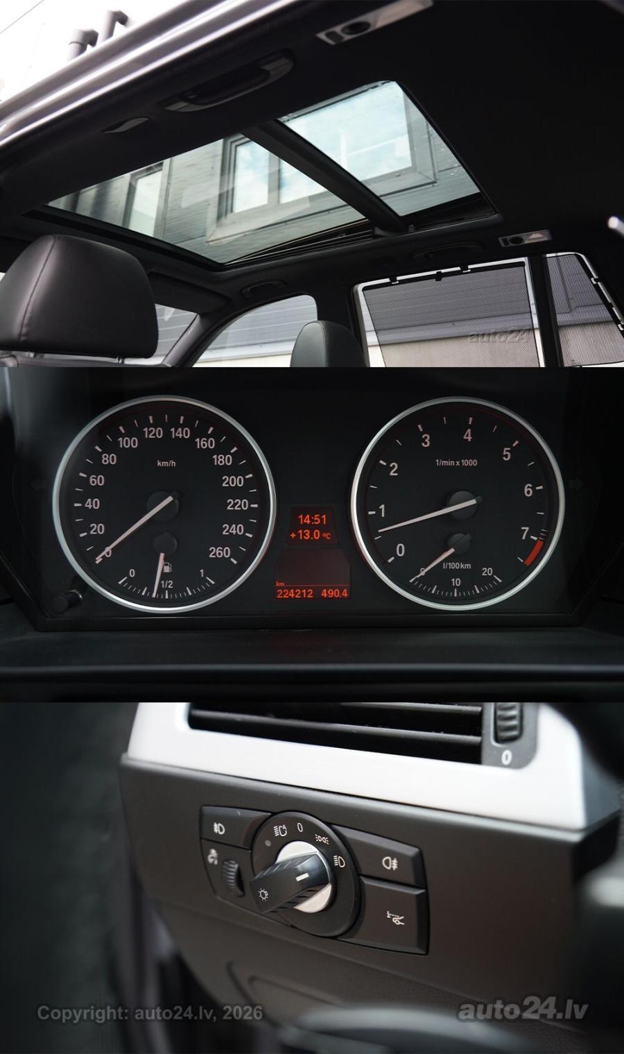 Grey BMW 5 Series 2007 in Tallinn, with an engine capacity of 2.50 L and mileage of 224 thousand km for 7999 €, photo 15 on AUTOMOTO.COM.LV
