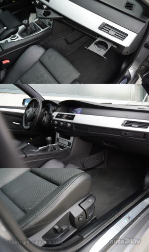 Grey BMW 5 Series 2007 in Tallinn, with an engine capacity of 2.50 L and mileage of 224 thousand km for 7999 €, photo 16 on AUTOMOTO.COM.LV
