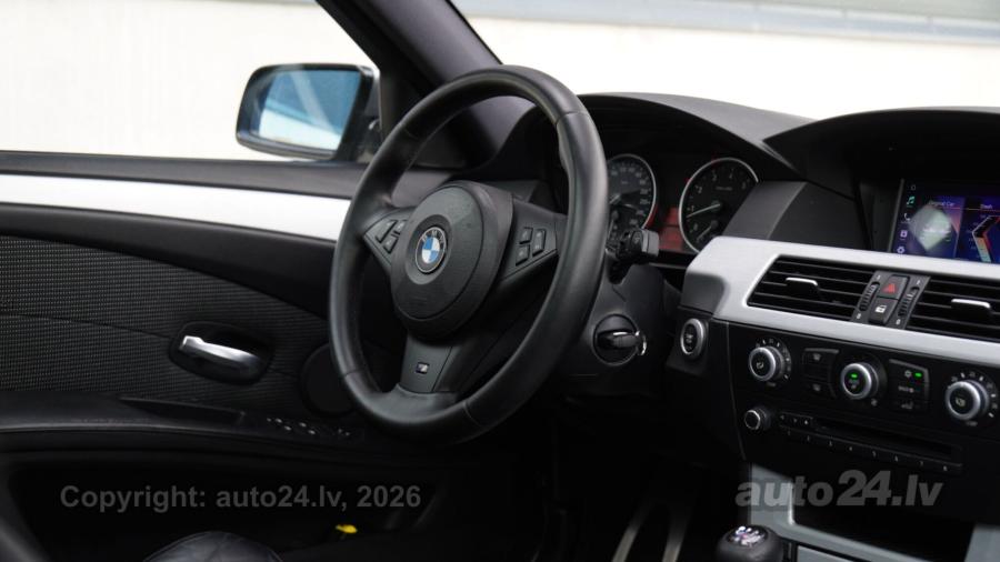 Grey BMW 5 Series 2007 in Tallinn, with an engine capacity of 2.50 L and mileage of 224 thousand km for 7999 €, photo 22 on AUTOMOTO.COM.LV
