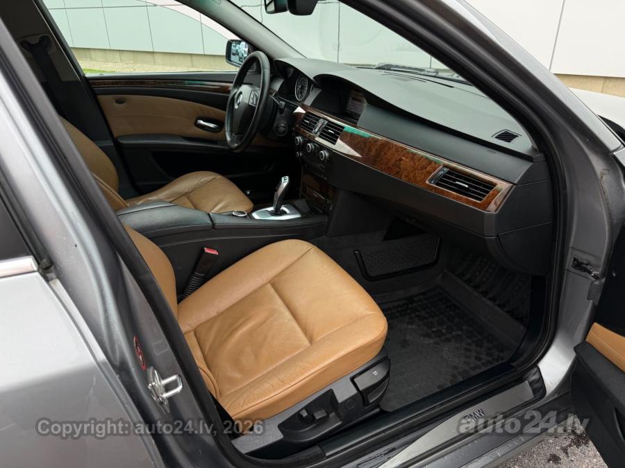 Pelēks BMW 5 Series 2007 Tartu, ar dzinēja tilpumu 3.00 L un nobraukumu 350 tūkst. km par 4500 €, foto 8 vietnē AUTOMOTO.COM.LV