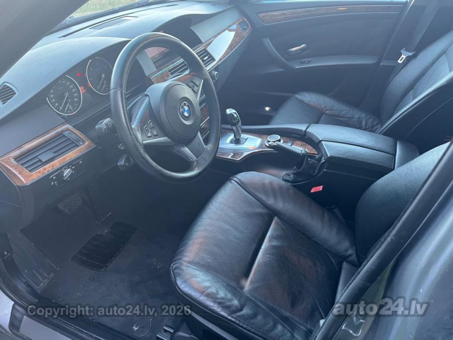 Grey BMW 5 Series 2007 in Tallinn, with an engine capacity of 3.00 L and mileage of 256 thousand km for 8200 €, photo 9 on AUTOMOTO.COM.LV