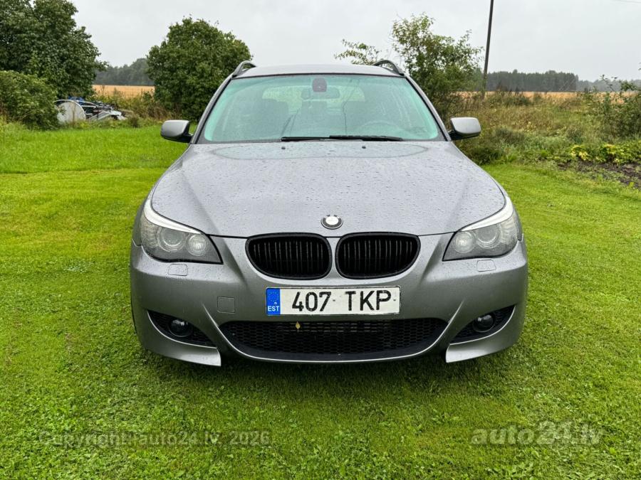 Pelēks BMW 5 Series 2007 Viljandi, ar dzinēja tilpumu 3.00 L un nobraukumu 417 tūkst. km par 4300 €, foto 1 vietnē AUTOMOTO.COM.LV