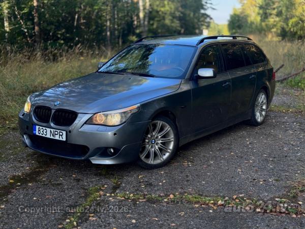 Pelēks BMW 5 Series 2007 Tallina, ar dzinēja tilpumu 3.00 L un nobraukumu 390 tūkst. km par 4499 €, foto 1 vietnē AUTOMOTO.COM.LV