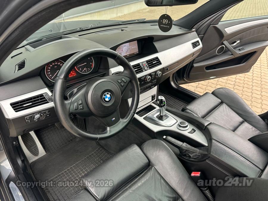 Серый БМВ 5 Серия 2007 в Таллин, объемом двигателя 3.00 л и пробегом 350 тыс. км за 8399 €, фото 14 на AUTOMOTO.COM.LV