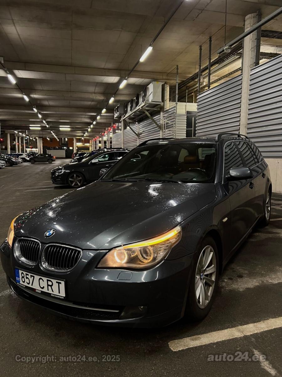 Pelēks BMW 5 Series 2008 Narva, ar dzinēja tilpumu 3.00 L un nobraukumu 420 tūkst. km par 4900 €, foto 1 vietnē AUTOMOTO.COM.LV