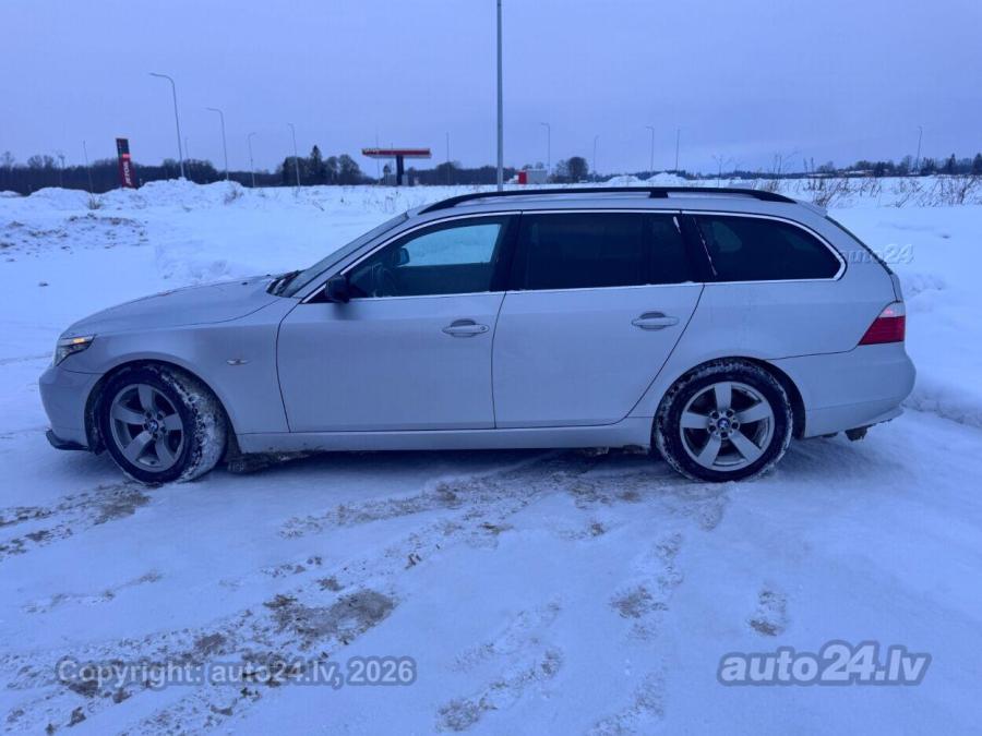 Pelēks BMW 5 Series 2008 Tallina, ar dzinēja tilpumu 2.00 L un nobraukumu 330 tūkst. km par 4499 €, foto 5 vietnē AUTOMOTO.COM.LV