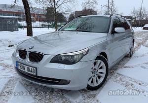 Pelēks BMW 5 Series 2008 Tallina, ar dzinēja tilpumu 3.00 L un nobraukumu 300 tūkst. km par 5999 €, foto  vietnē AUTOMOTO.COM.LV