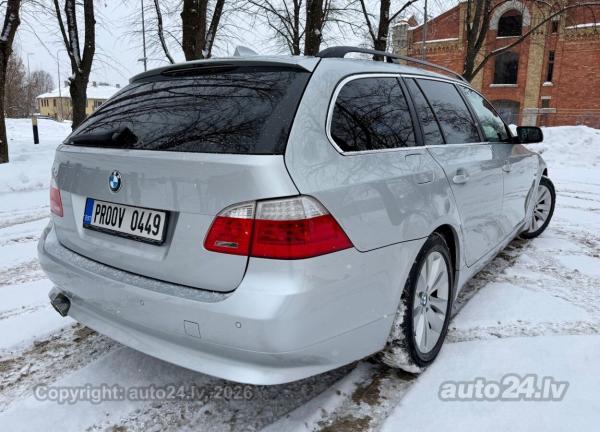 Pelēks BMW 5 Series 2008 Tallina, ar dzinēja tilpumu 3.00 L un nobraukumu 300 tūkst. km par 5999 €, foto 3 vietnē AUTOMOTO.COM.LV