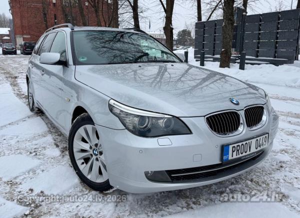 Grey BMW 5 Series 2008 in Tallinn, with an engine capacity of 3.00 L and mileage of 300 thousand km for 5999 €, photo 2 on AUTOMOTO.COM.LV