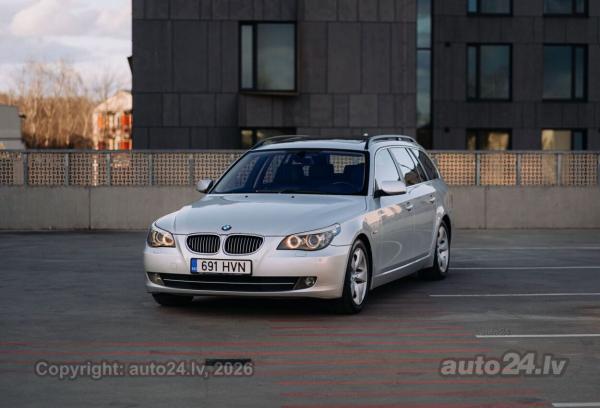 Grey BMW 5 Series 2008 in Tartu, with an engine capacity of 3.00 L and mileage of 282 thousand km for 8200 €, photo 6 on AUTOMOTO.COM.LV