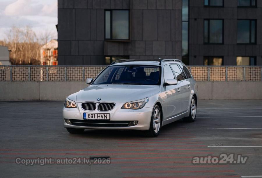 Pelēks BMW 5 Series 2008 Tartu, ar dzinēja tilpumu 3.00 L un nobraukumu 282 tūkst. km par 8200 €, foto 7 vietnē AUTOMOTO.COM.LV