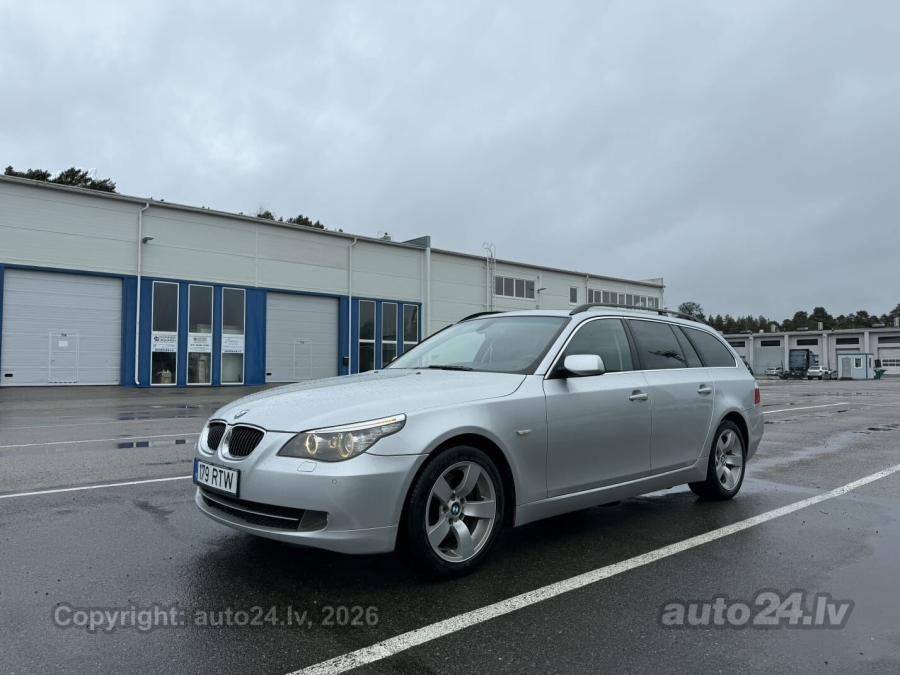 Grey BMW 5 Series 2008 in Parnu, with an engine capacity of 3.00 L and mileage of 330 thousand km for 5800 €, photo 5 on AUTOMOTO.COM.LV