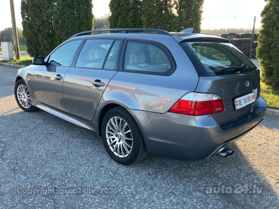 Grey BMW 5 Series 2008 in Tartu, with an engine capacity of 3.00 L and mileage of 288 thousand km for 6750 €, photo 4 on AUTOMOTO.COM.LV