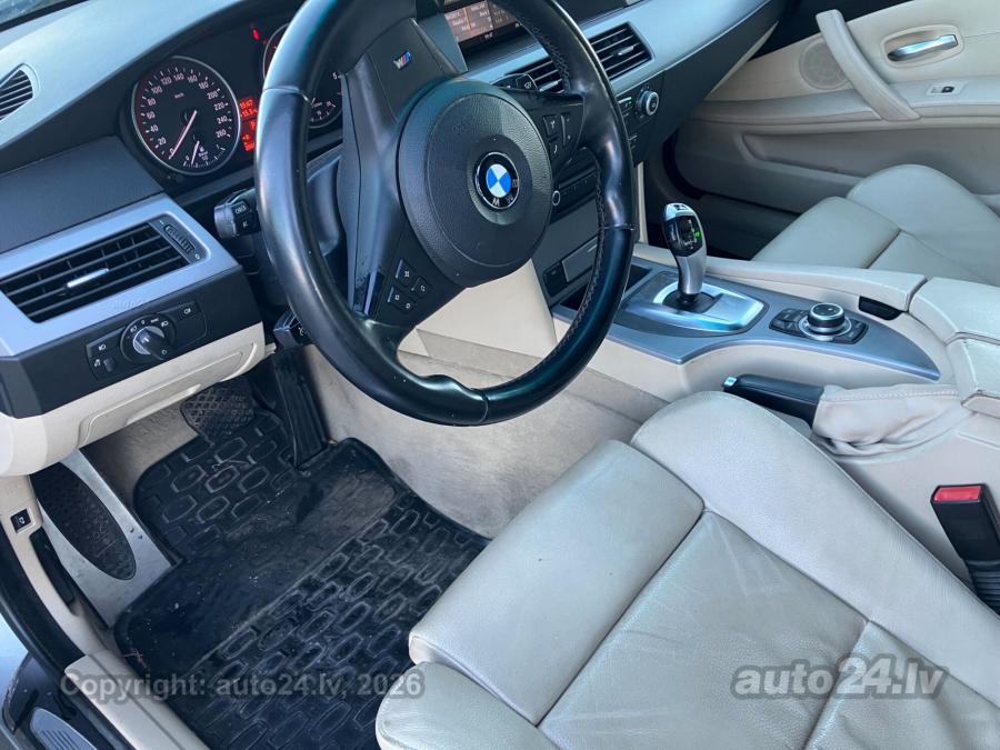 Grey BMW 5 Series 2008 in Tartu, with an engine capacity of 3.00 L and mileage of 288 thousand km for 6750 €, photo 6 on AUTOMOTO.COM.LV