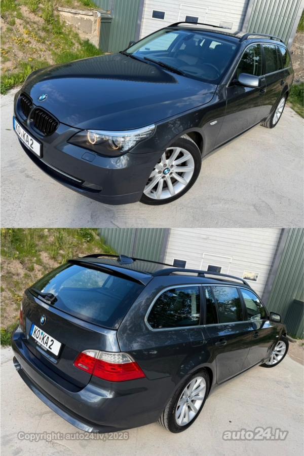 Pelēks BMW 5 Series 2008 Viljandi, ar dzinēja tilpumu 3.00 L un nobraukumu 255 tūkst. km par 6190 €, foto 5 vietnē AUTOMOTO.COM.LV