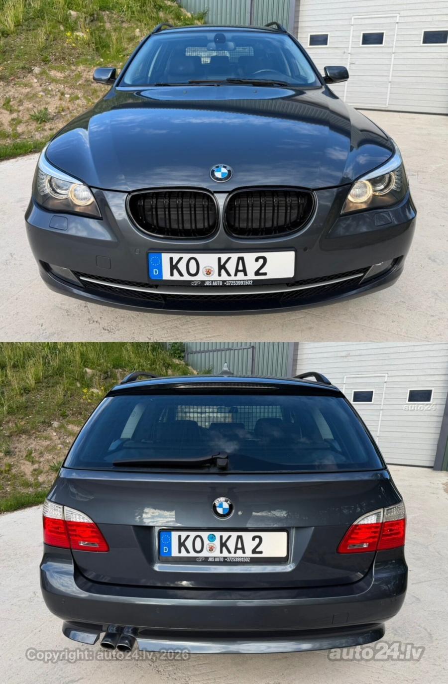 Grey BMW 5 Series 2008 in Viljandi, with an engine capacity of 3.00 L and mileage of 255 thousand km for 6190 €, photo 7 on AUTOMOTO.COM.LV